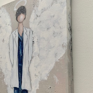 Doctor Canvas Print Doctor Angel Angel Art Angel Wings - Etsy