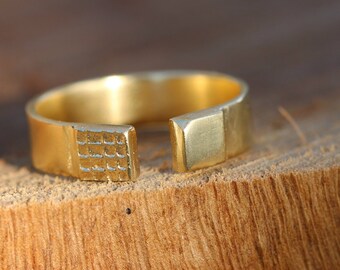 Unique gold ring | Etsy
