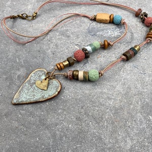 Unique Necklaces,heart Pendant Necklace,pendant Necklace,ceramic ...
