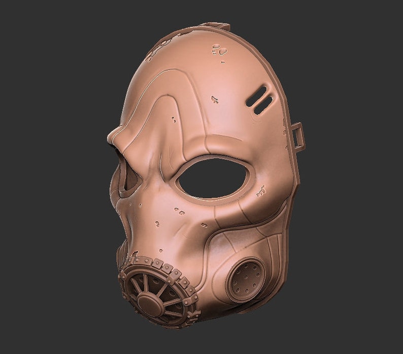 Borderlands 3 Custom Psycho Bandit Mask 3D Printed Primer | Etsy