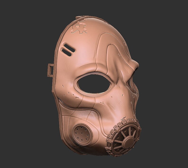 Borderlands 3 Custom Psycho Bandit Mask 3D Printed Primer | Etsy