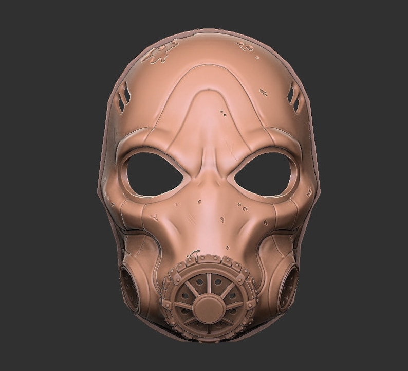 Borderlands 3 Custom Psycho Bandit Mask 3D Printed Primer | Etsy