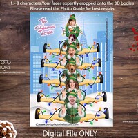 Elf Christmas Card: Holiday Greetings (5x7) - Etsy