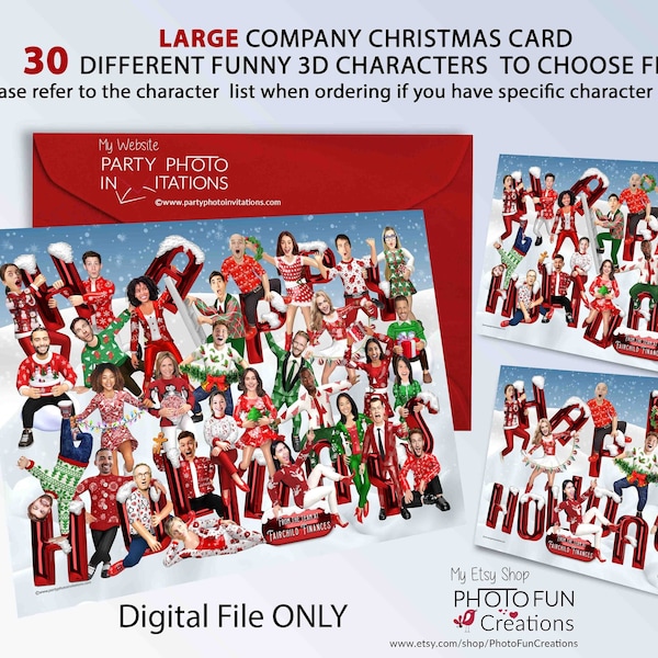 The Office Christmas Card - Etsy