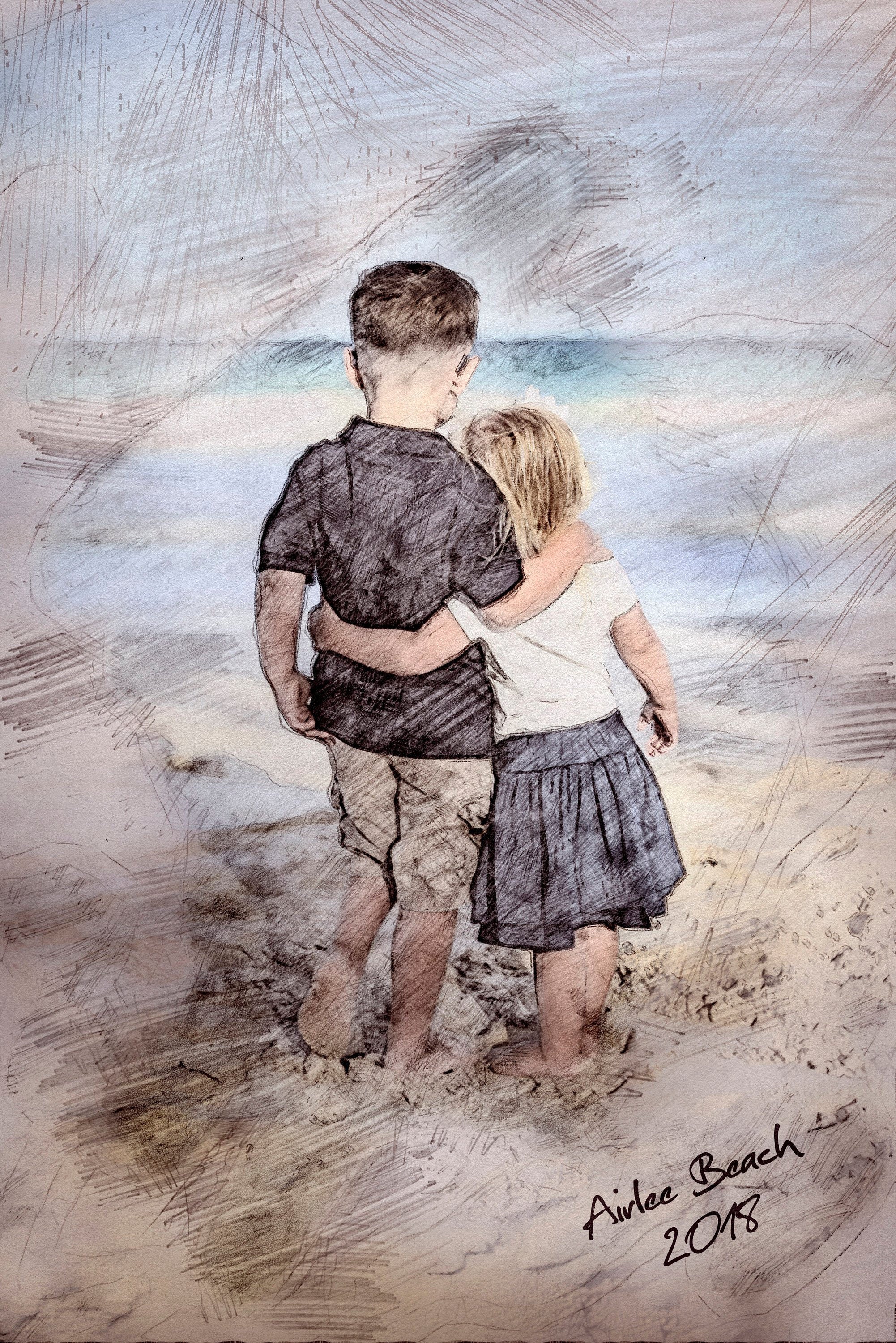 Art & Collectibles Pet Portraits Custom Pencil Drawing Sketch From ...