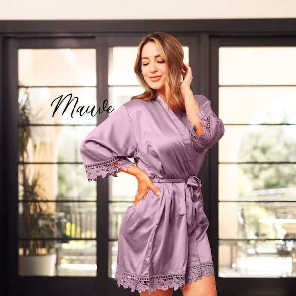 Silk Bridal Robes - Etsy