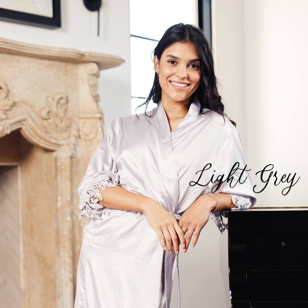 Robe With Lace - Etsy