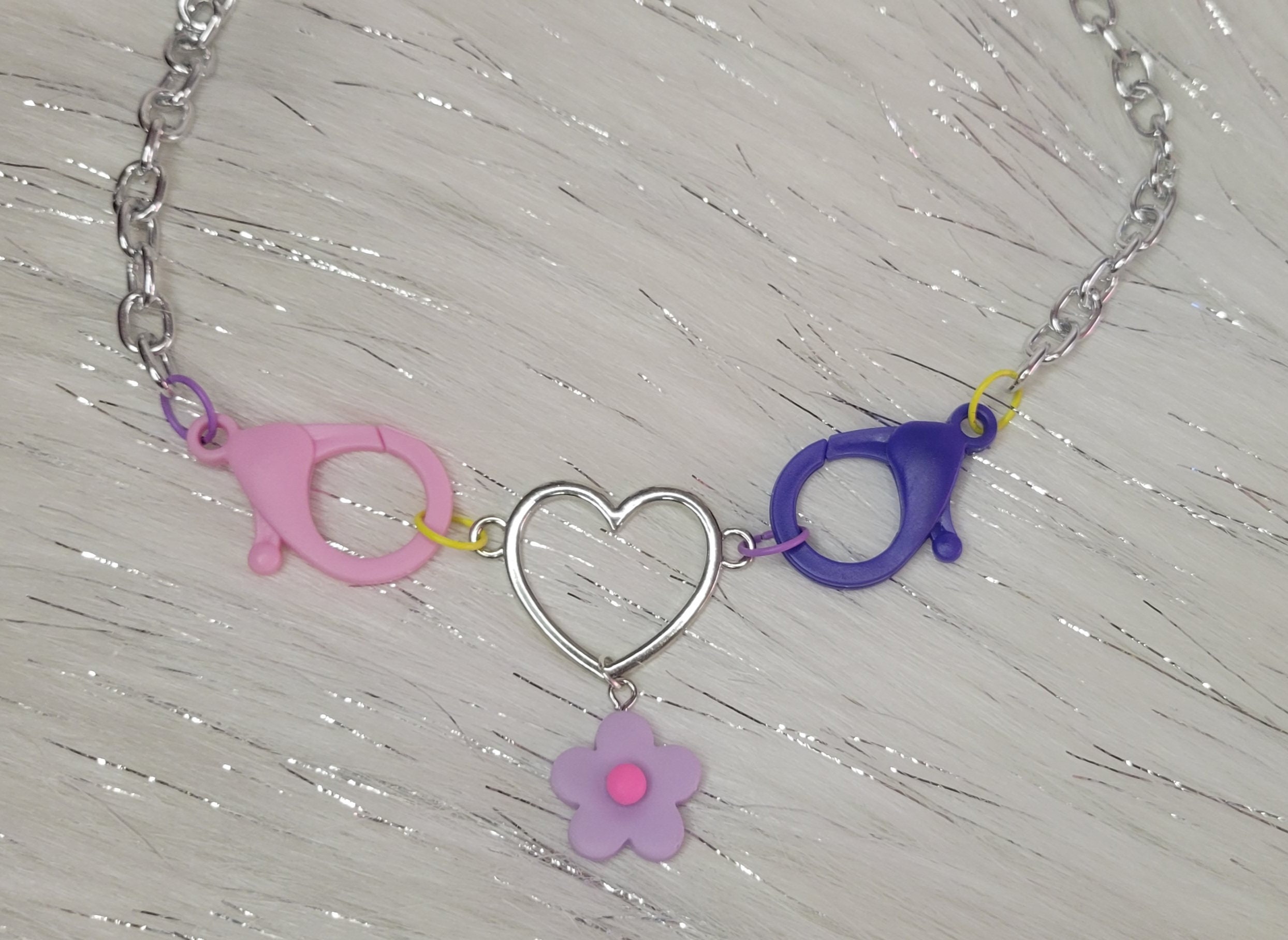 Tangled Rapunzel Inspired Heart O-ring Chain Necklace Disney - Etsy