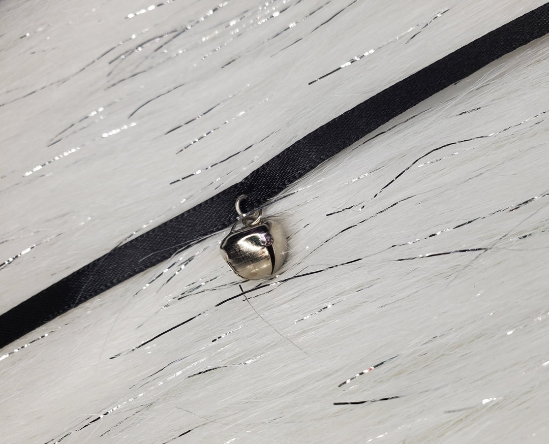 Black Jingle Bell Choker Necklace - Etsy