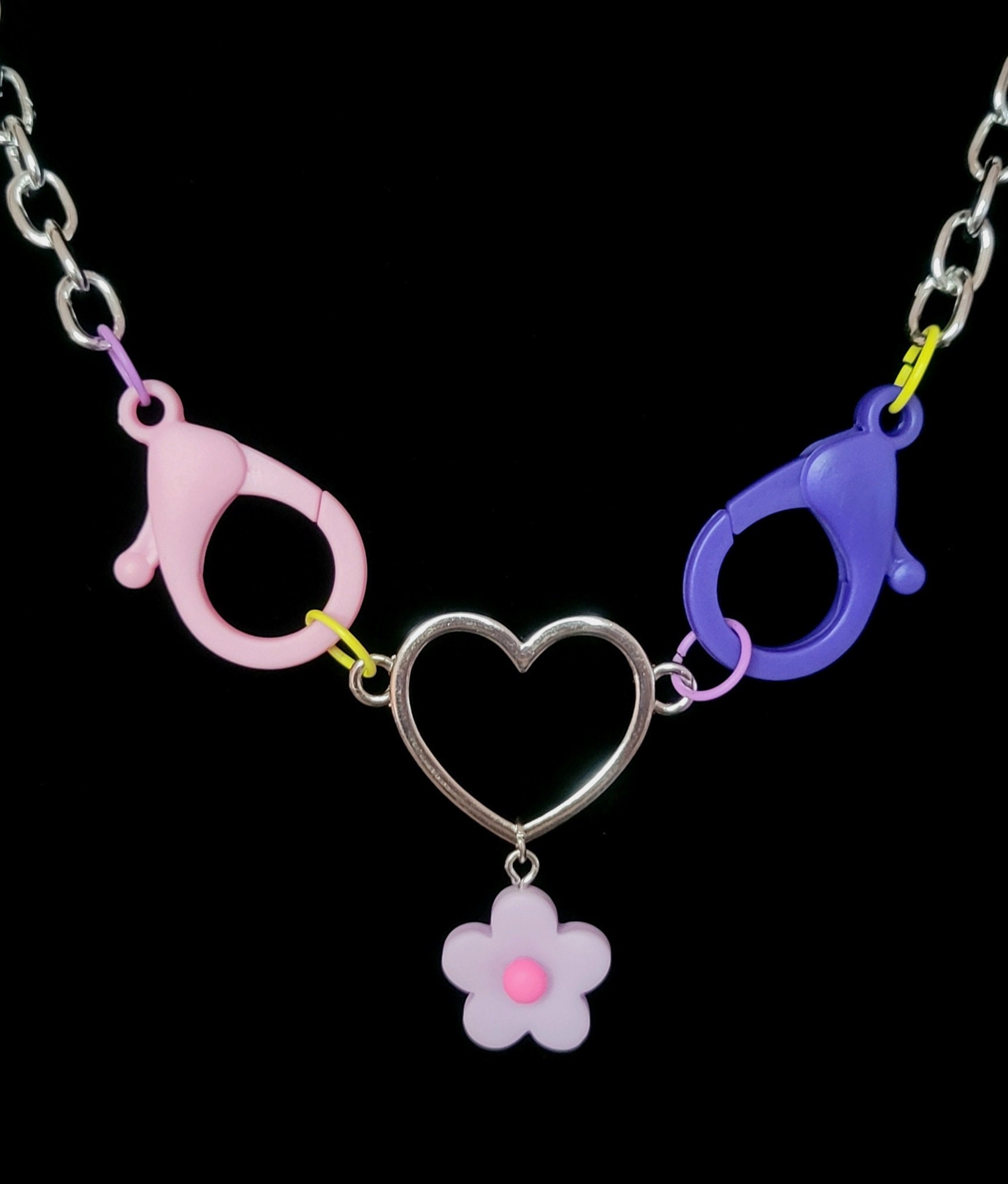 Tangled Rapunzel Inspired Heart O-ring Chain Necklace Disney - Etsy