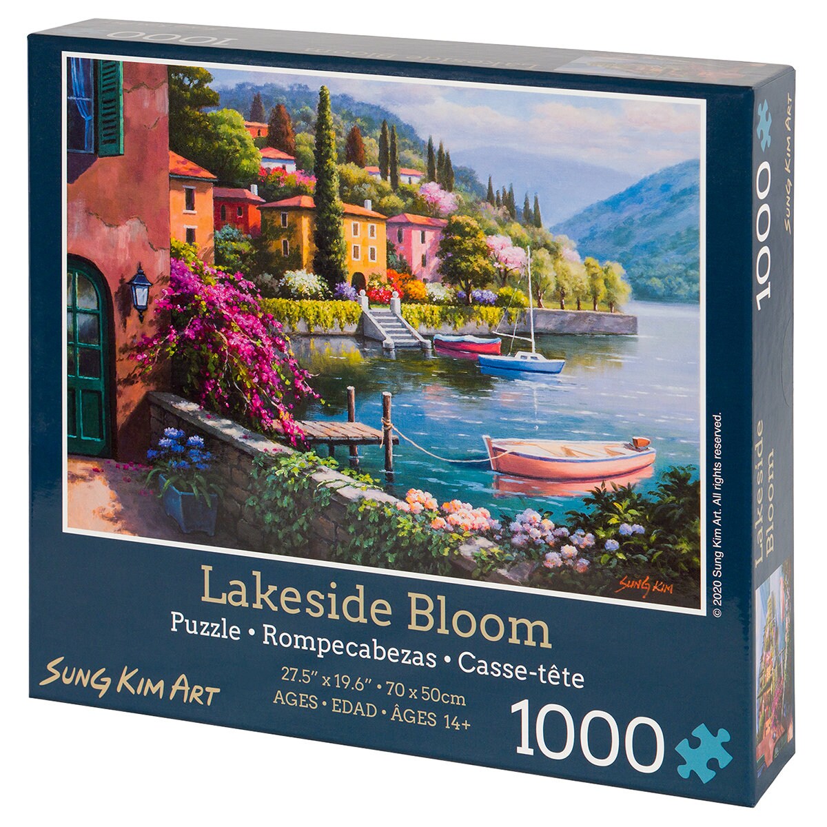Sung Kim Art Lakeside Bloom 1000 Piece Jigsaw Puzzle - Etsy