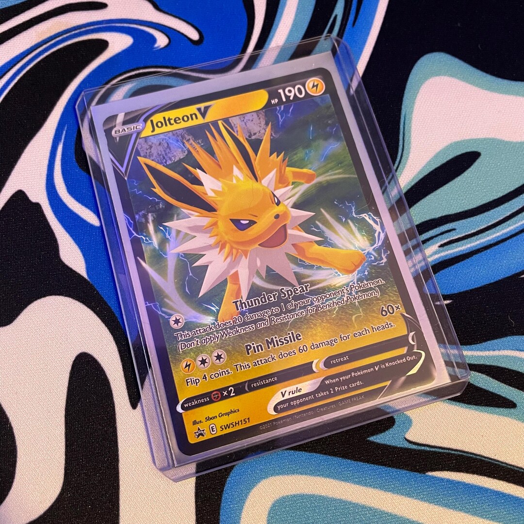Jolteon V Pokémon Card - Etsy