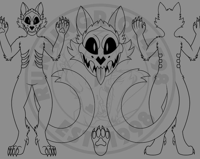 Canine Reference Sheet Base - Etsy Canada