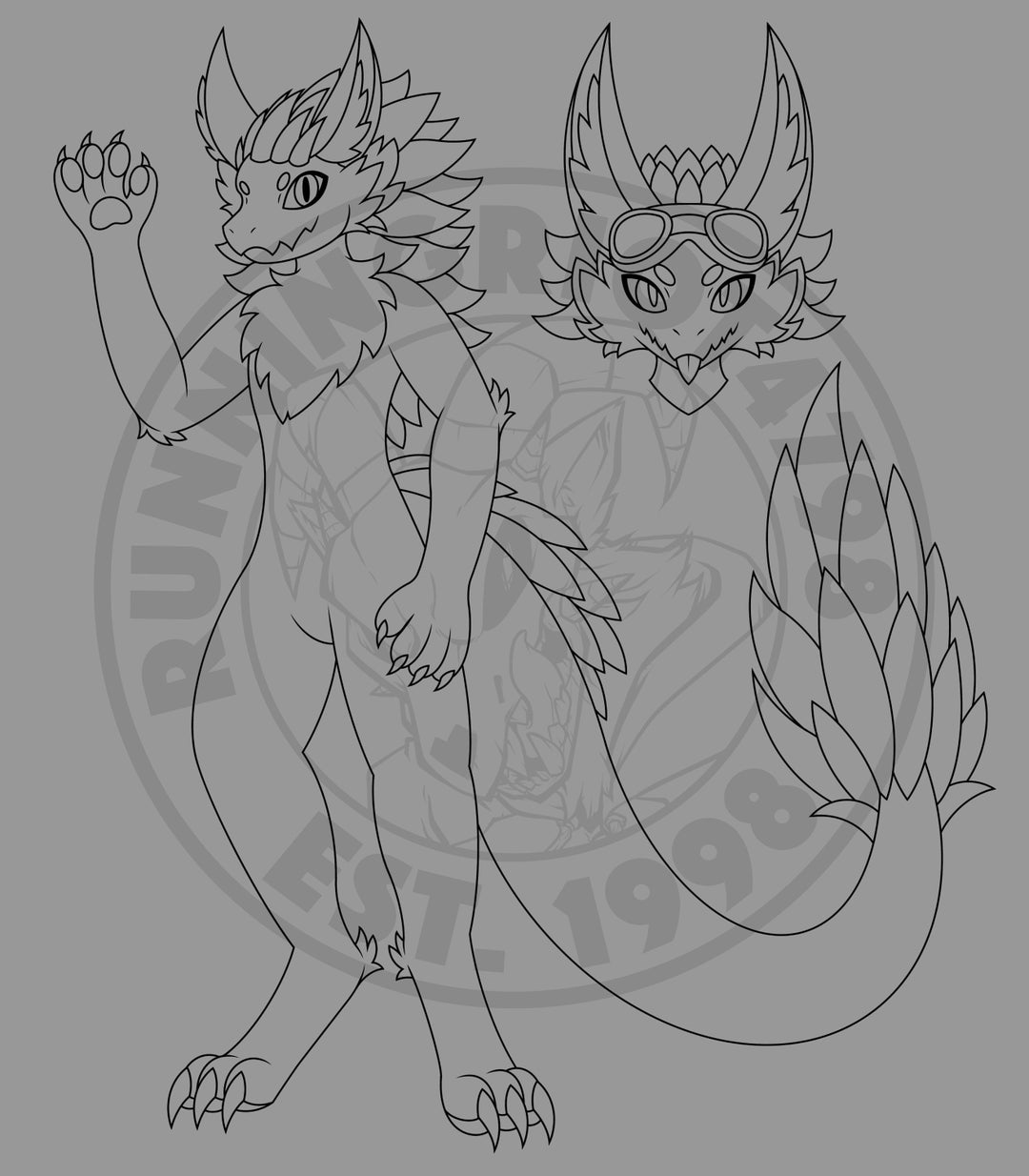 Novabeast Reference Sheet Base - Etsy