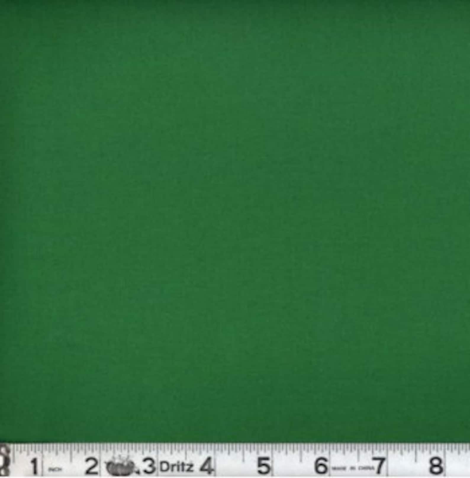 Kelly Green Solid Cotton Fabric 100% Cotton Fabric Quilting Fabric ...
