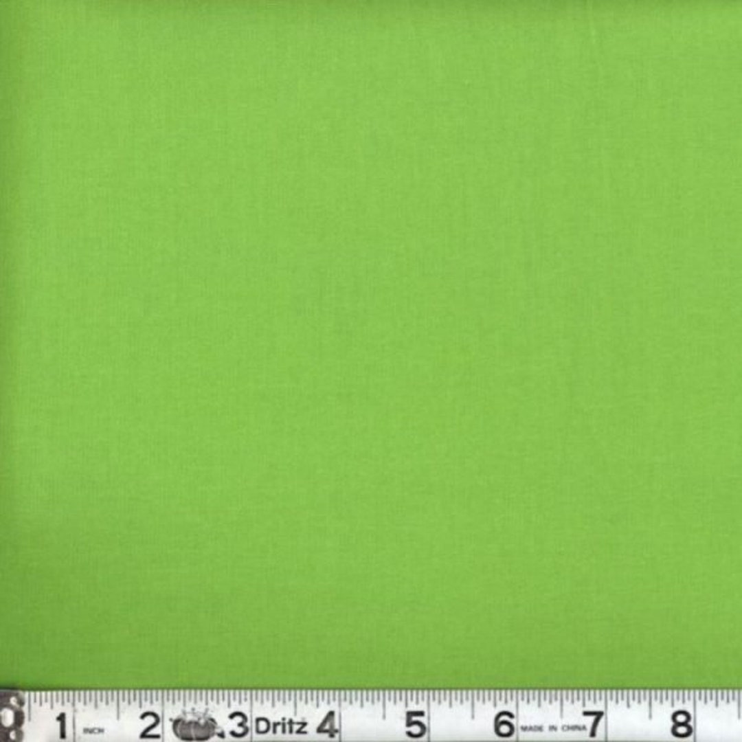 Lime Solid Cotton Fabric Quilting Sewing Crafts Low Price Cotton Fabric ...