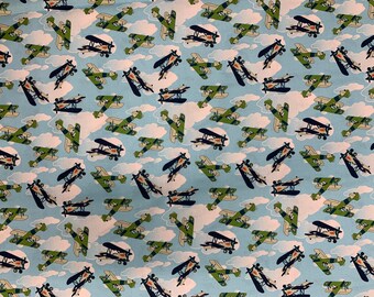 Vintage Aircraft Fabric Wwii Bomber in Grey by Pennyroyal - Etsy
