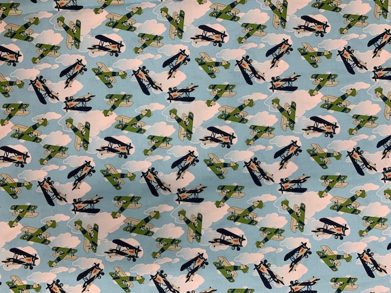 Airplane Battle Cotton Fabric Fabric Store Low Price Cotton - Etsy