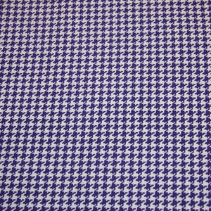 Purple Happy Houndstooth Cotton Fabric SHIPS FAST Free Shipping ...