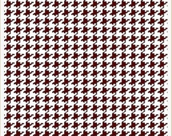 Gold Happy Houndstooth SHIPS FAST Free Shipping Available | Etsy