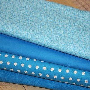 Turquoise Solid Cotton Fabric 100% Cotton Fabric Quilting Sewing Crafts ...