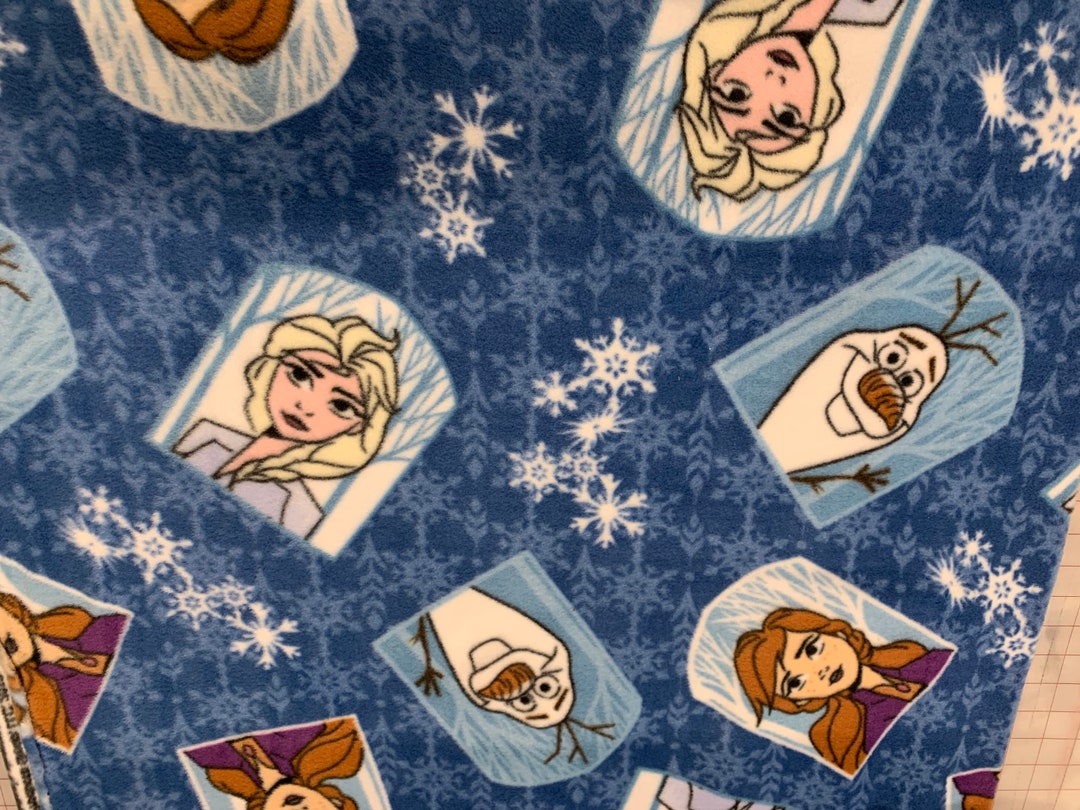 Frozen 2 Character Badges Fleece Fabric is 58" - 60" Wide Disney - Etsy