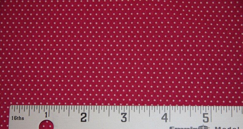 Pin Dots Hot Pink Polka Dot Cotton Fabric Quilting Sewing - Etsy