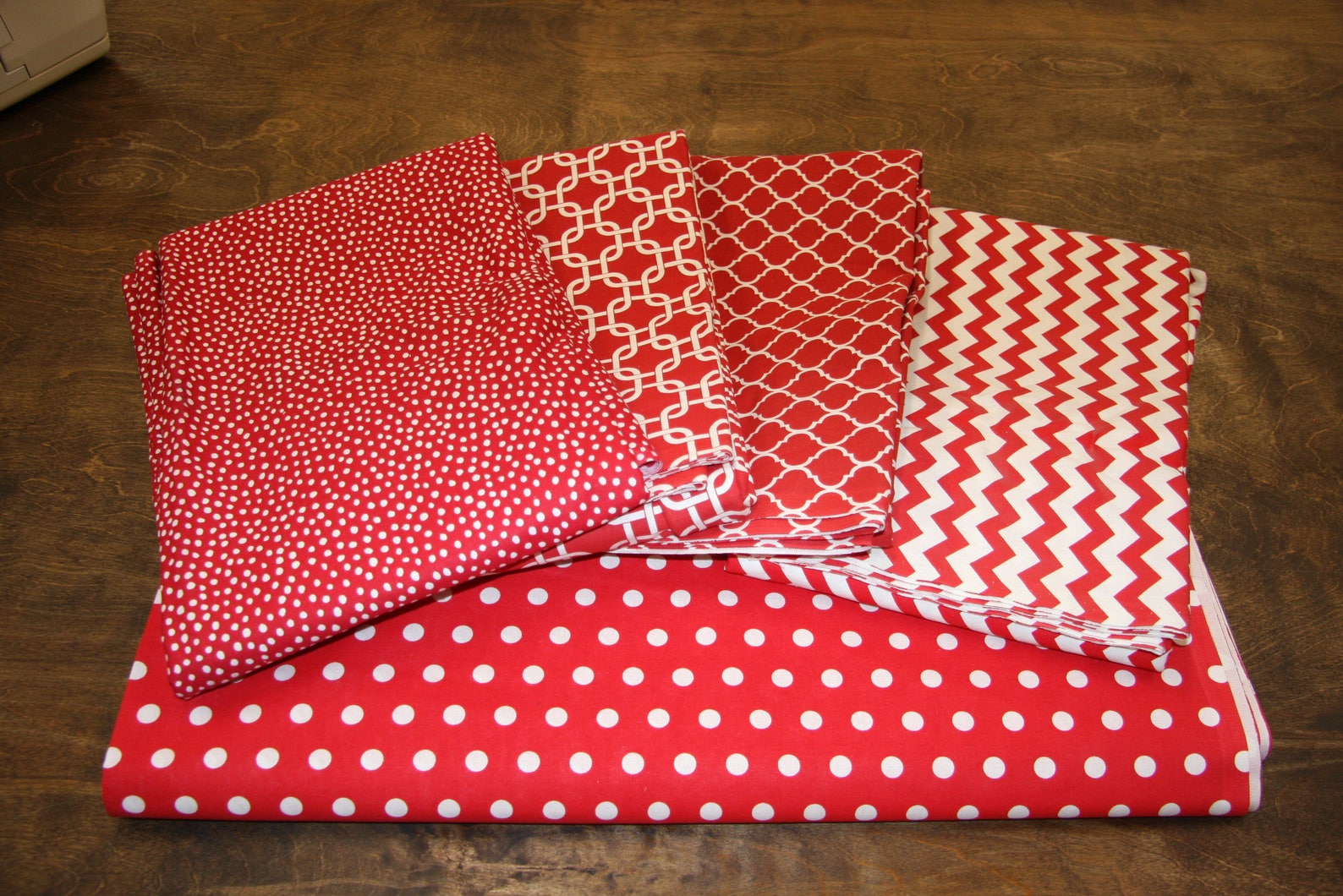 Red Pin Dots Cotton Fabric SHIPS FAST Pin Polka Dot Cotton | Etsy