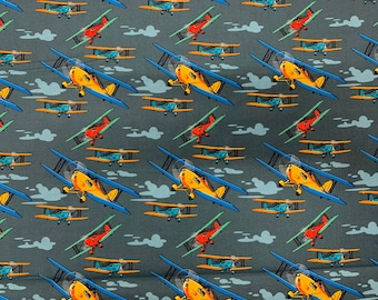 Airplane Cotton Fabric - Etsy