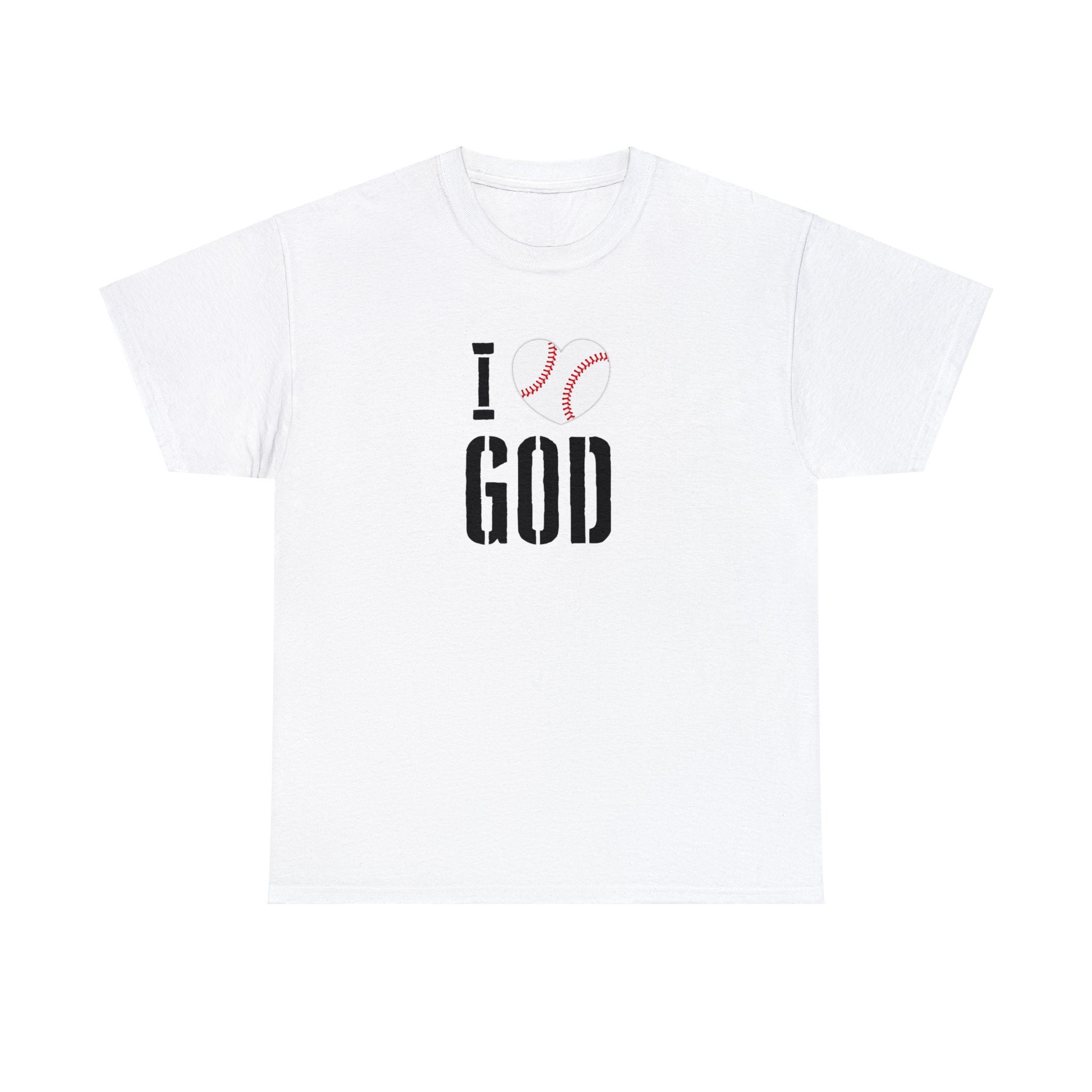 Baseball, MLB, Sports T-shirt, I HEART GOD T-shirt, God, Jesus ...