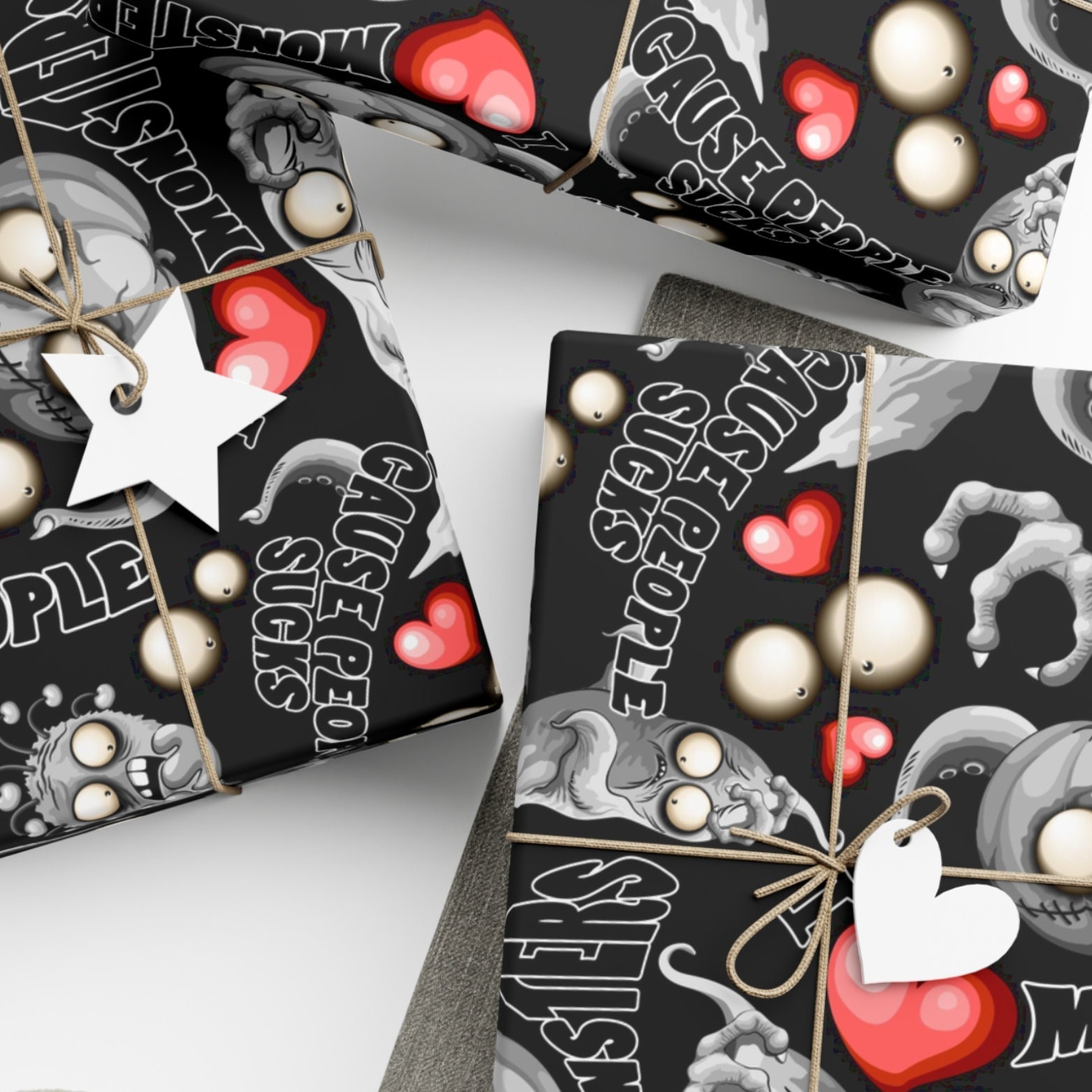 Halloween Wrapping paper, Pumpkin, Autumn, Fall, Wrapping papper, sold ...