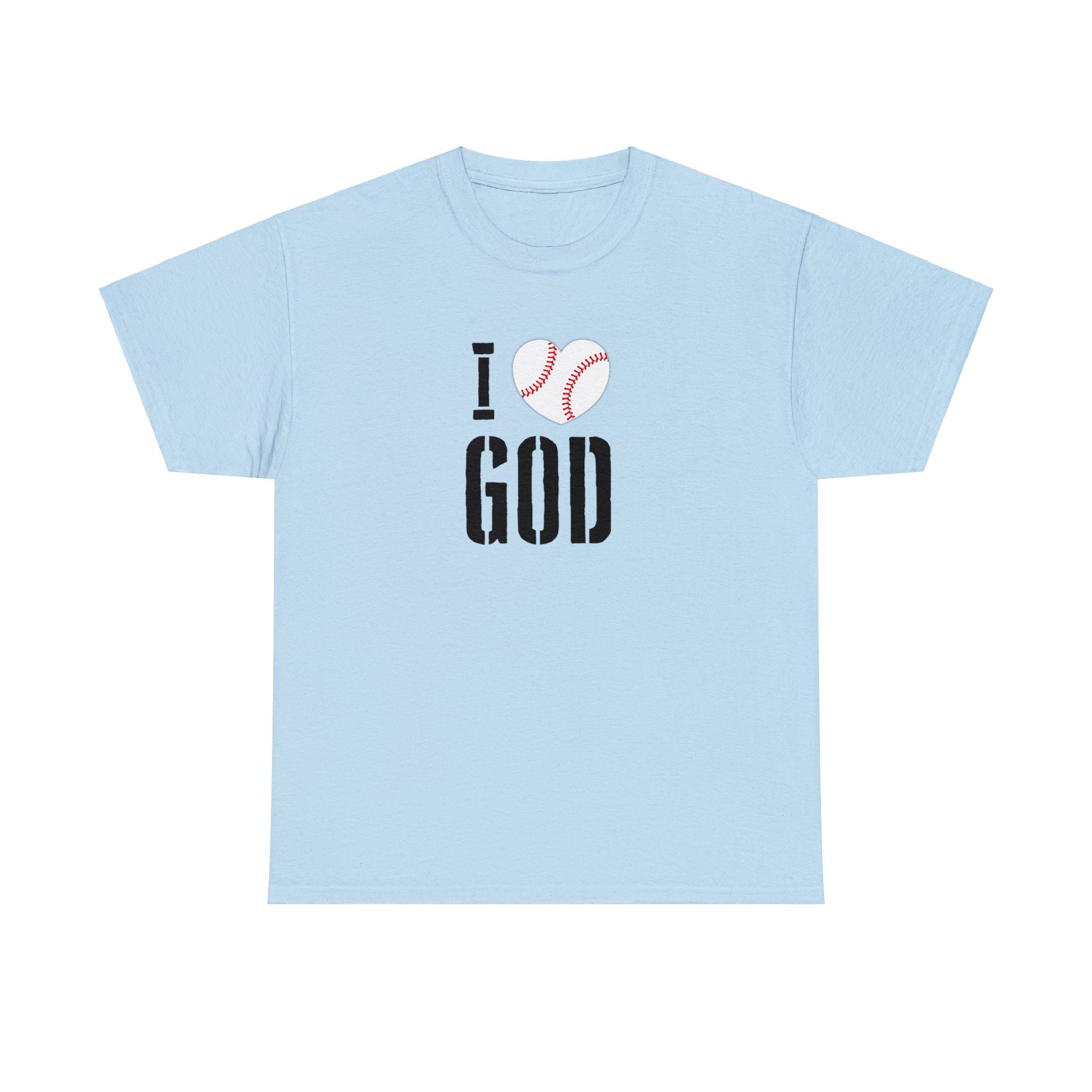 Baseball, MLB, Sports T-shirt, I HEART GOD T-shirt, God, Jesus ...