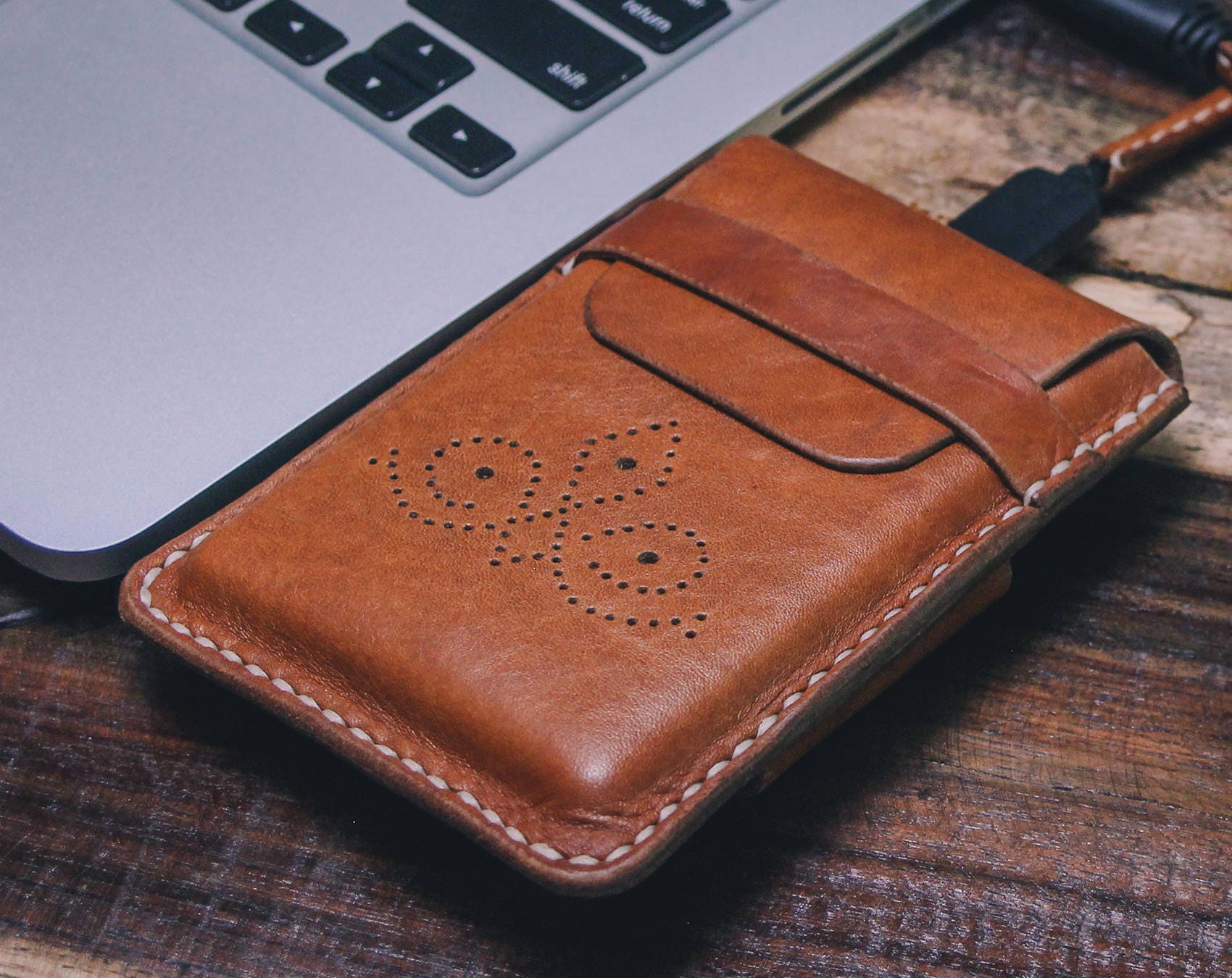 Leather Hard Disk Case Template Pattern PDF Leather Crafting PDF ...