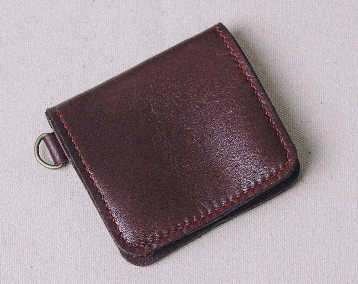 Leather Coin Pouch \\ Template Pattern PDF \\ Leather Crafting \\ PDF ...