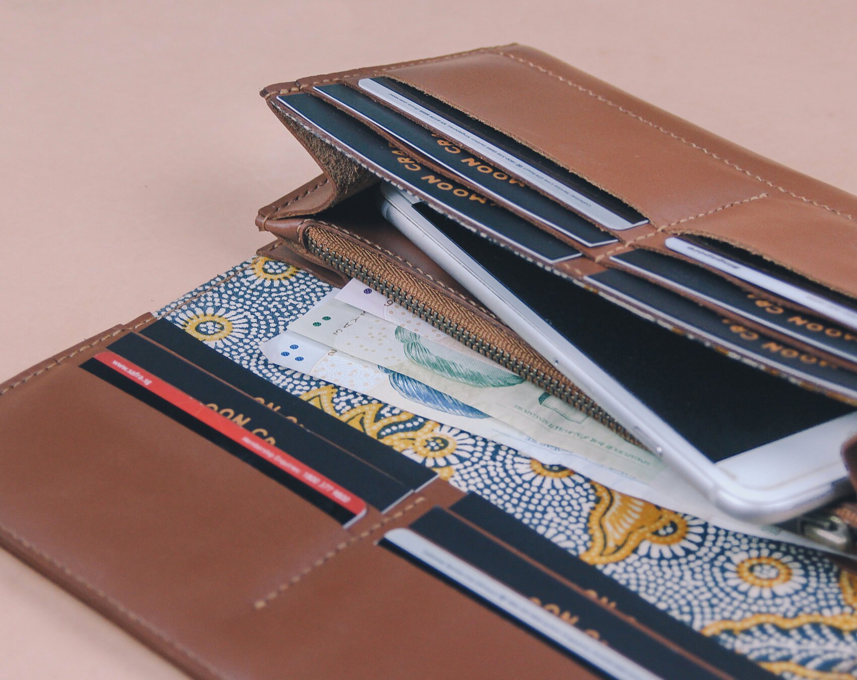 Leather Long Wallet \\ Template Pattern PDF \\ Leather Crafting \\ PDF ...