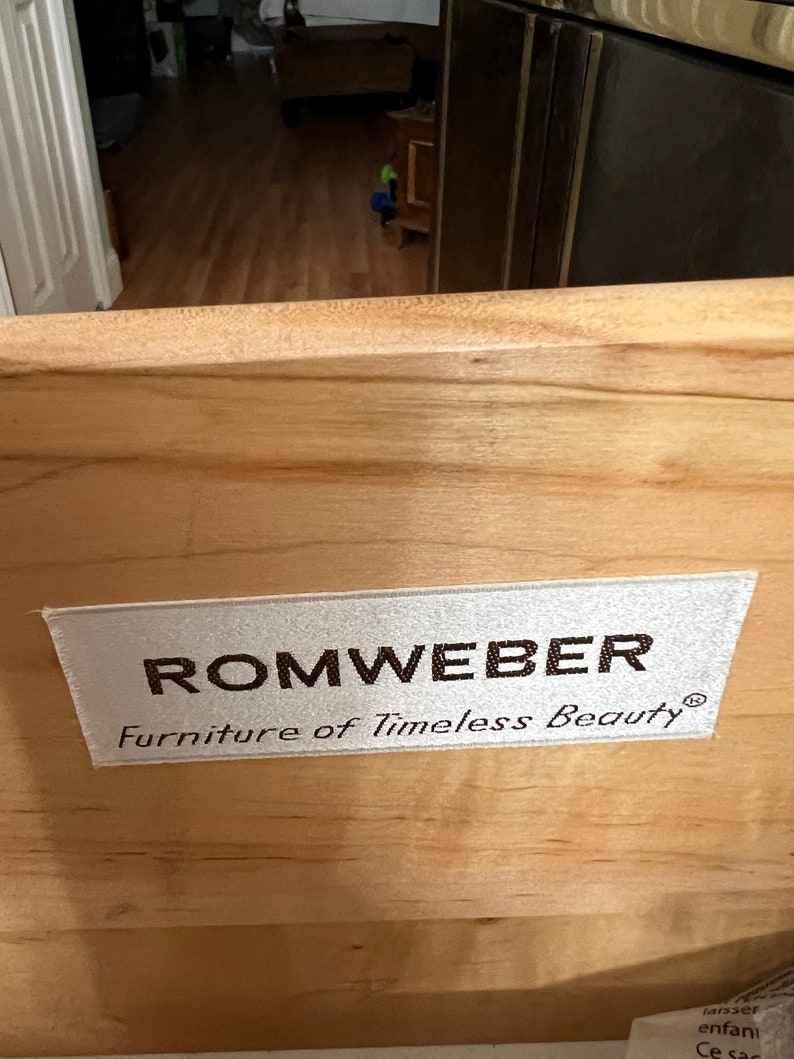 1980 Romweber Buffet / China Cabinet Circassian Walnut Veneer - Etsy