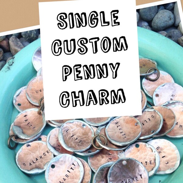 Penny Charm - Etsy
