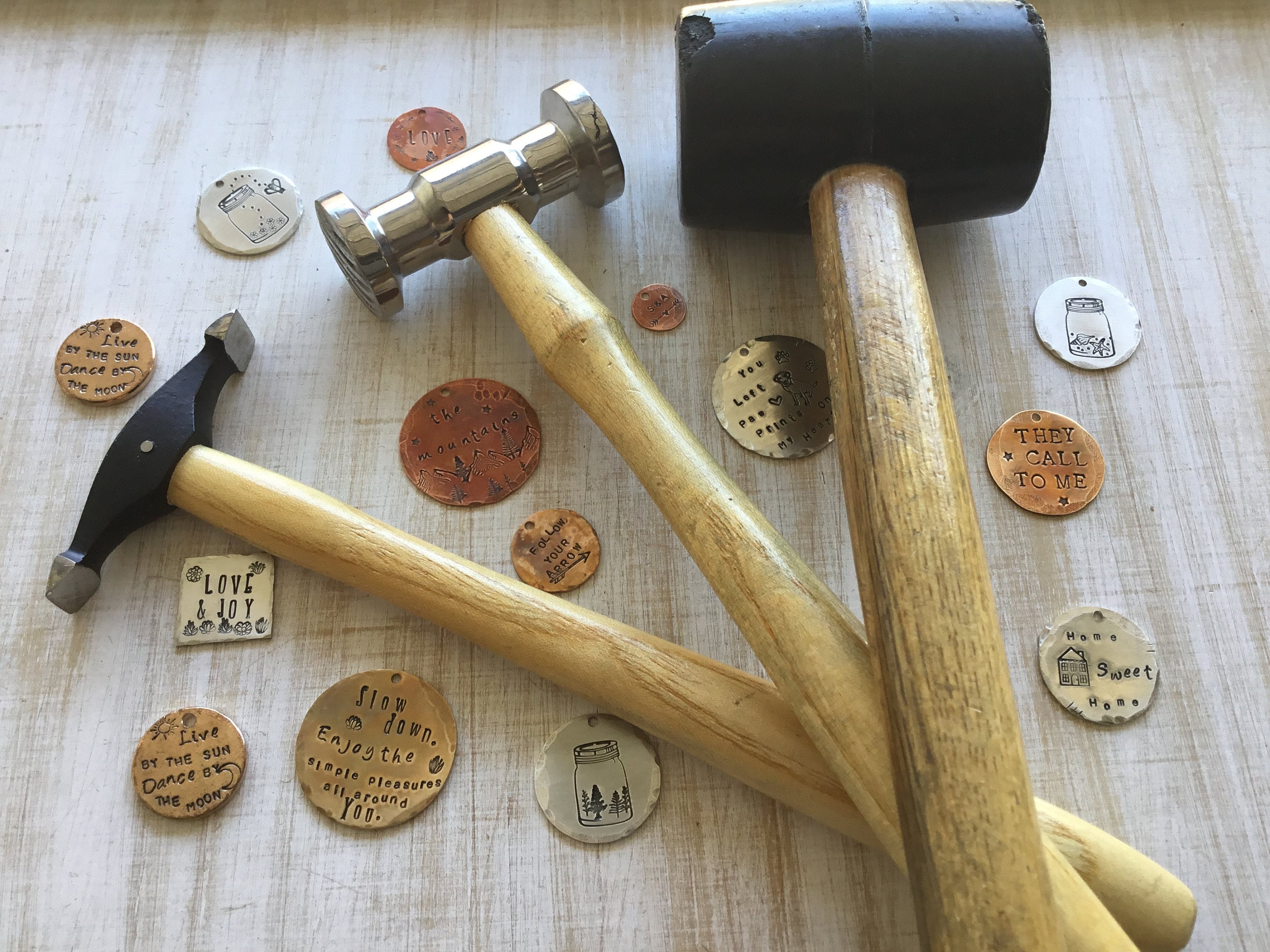 Lucky Penny Charm- Single Custom Stamped Charm - Etsy