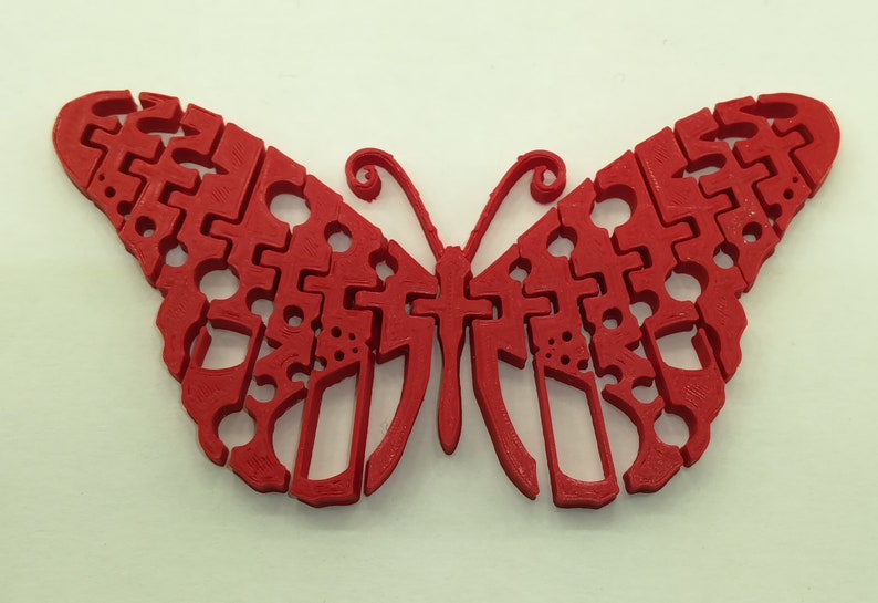 3D Printed Butterfly Fidget Toy - Etsy