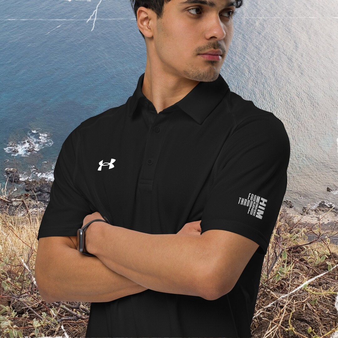 Christian Polo Shirt - Under Armour® Men's Polo - Embroidered Fromhim ...