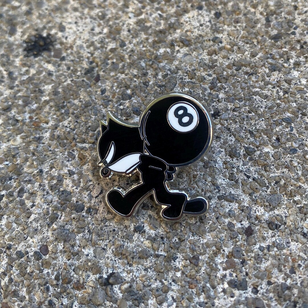 8ball Hard Enamel Pin for (hats, Bags, Vest, Jackets, Beanies, Lanyards, Etc.) - Etsy