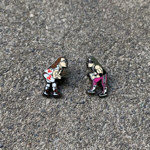 Wrestling Pins - Etsy
