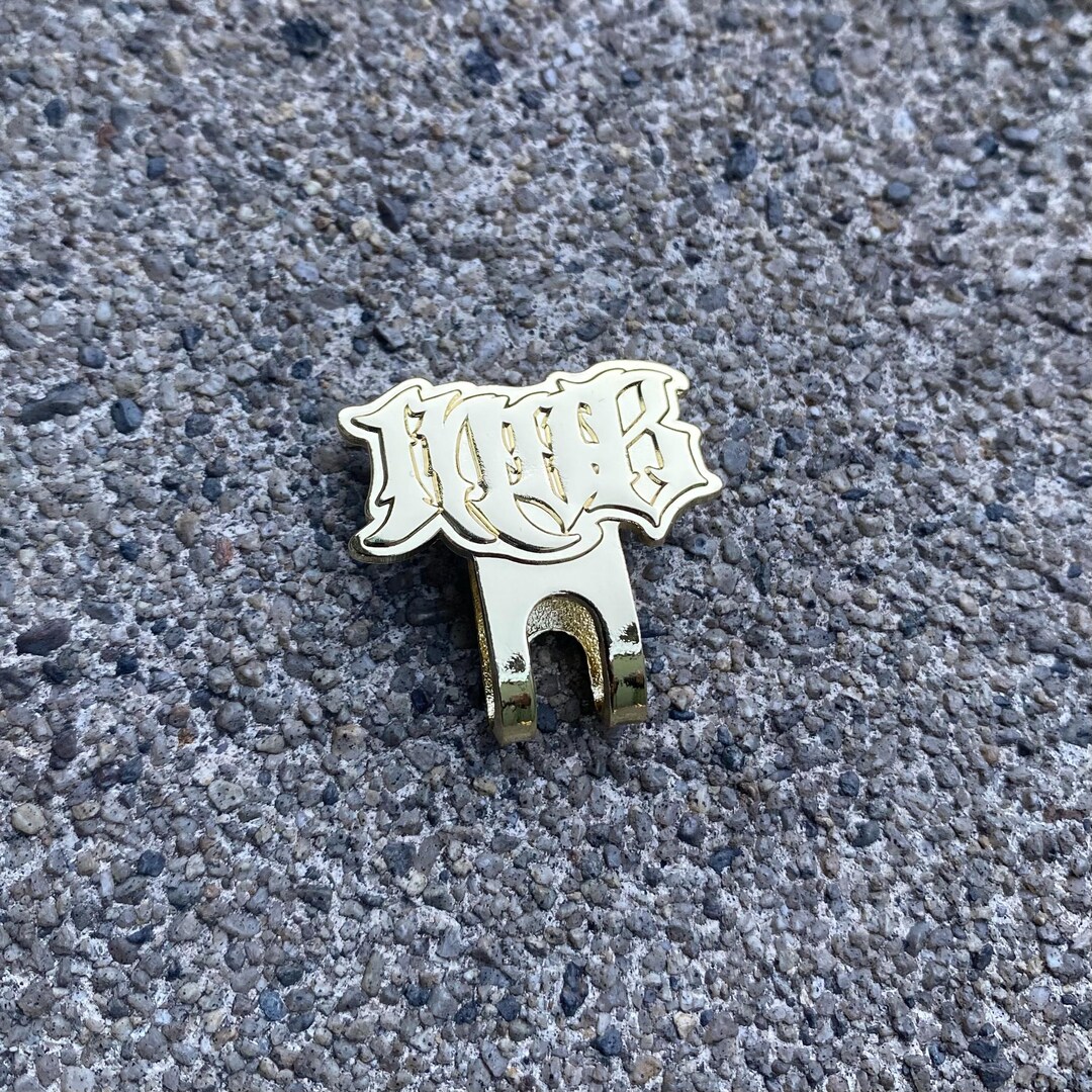 MOB Clip/blip (gold) for (hats, Hat Brim, Bags, Vest, Jackets, Beanies ...