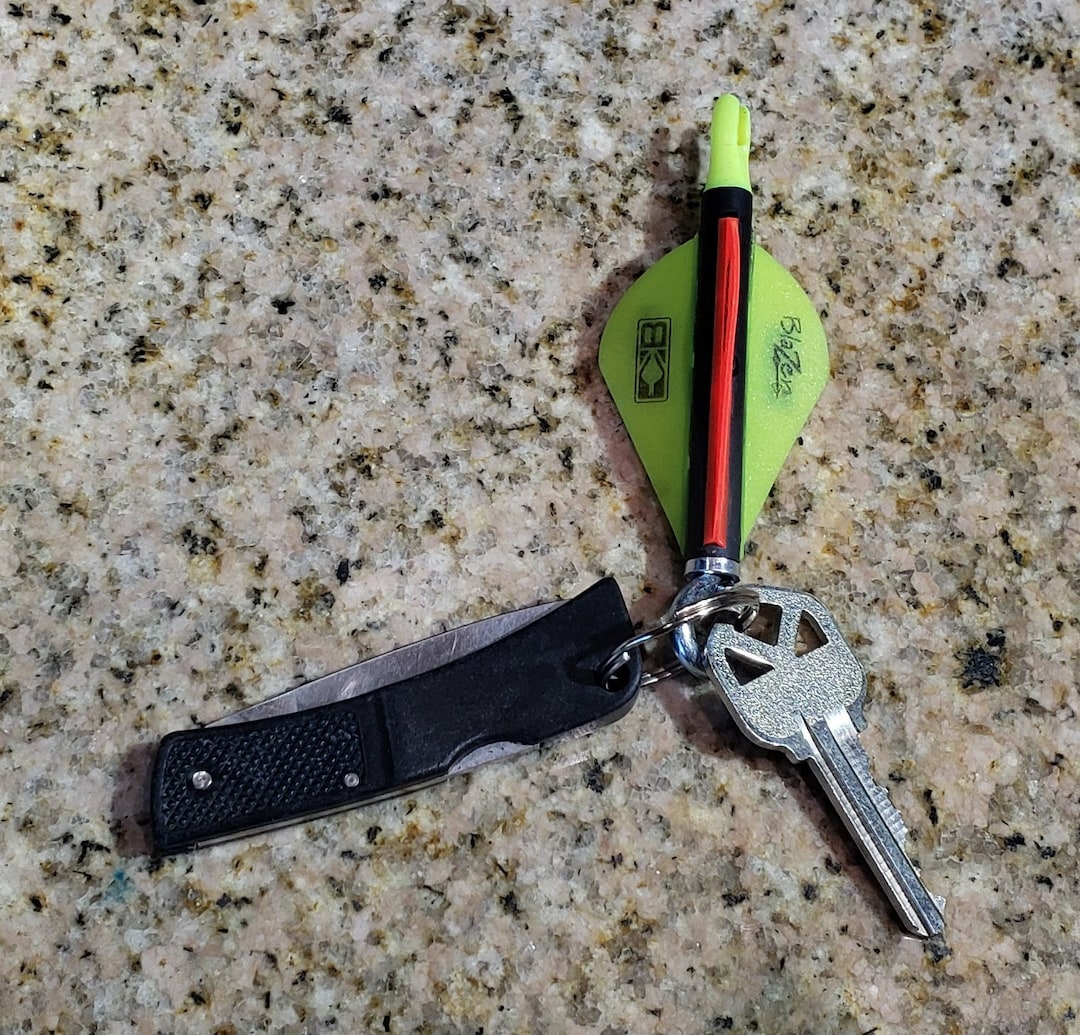 Archery Themed Keychain, Backpack Zipper Fob, Ornament, Random Colors ...