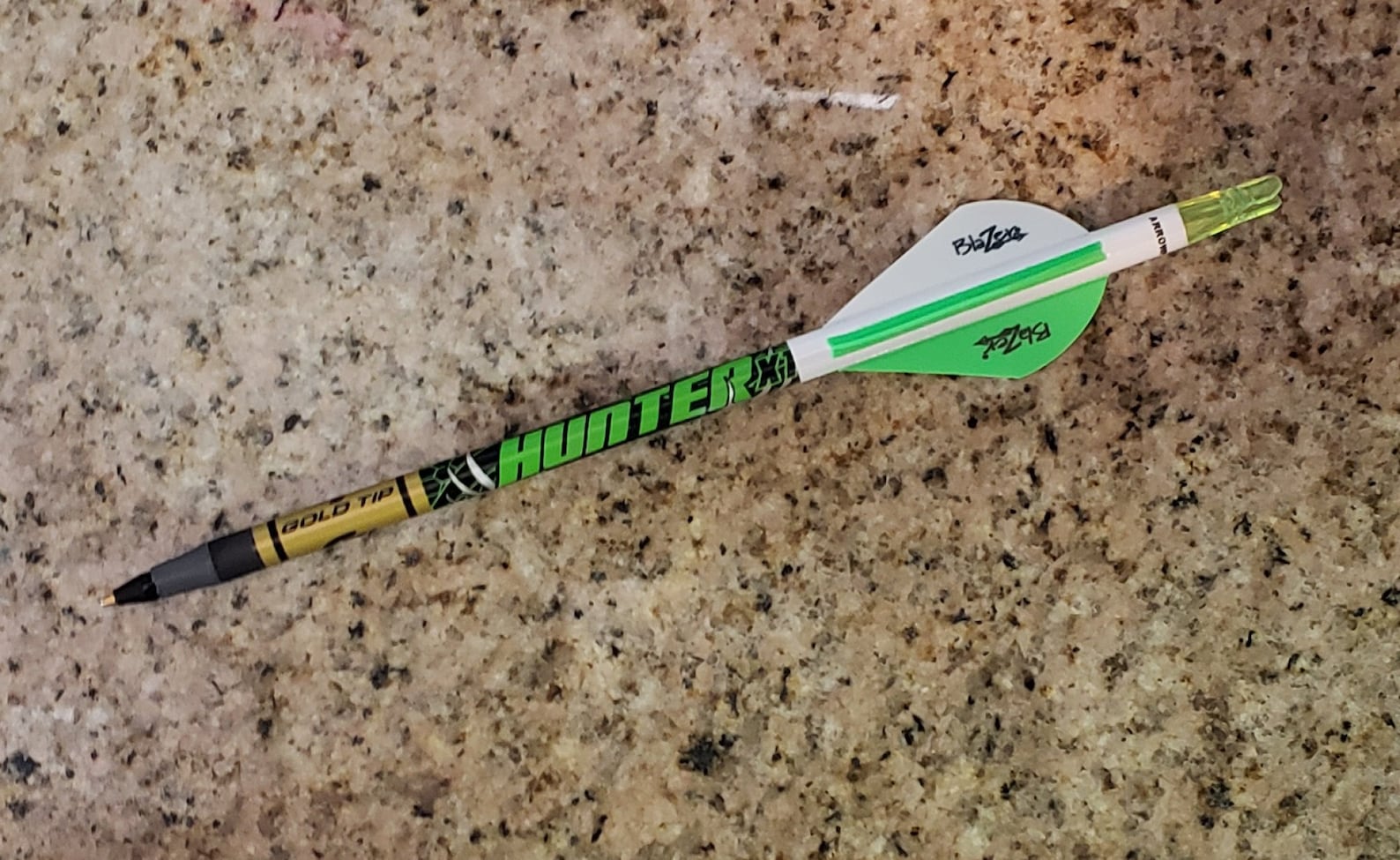 Archery Pen Made From Real Crested Carbon Arrow, Ballpoint Pen ...