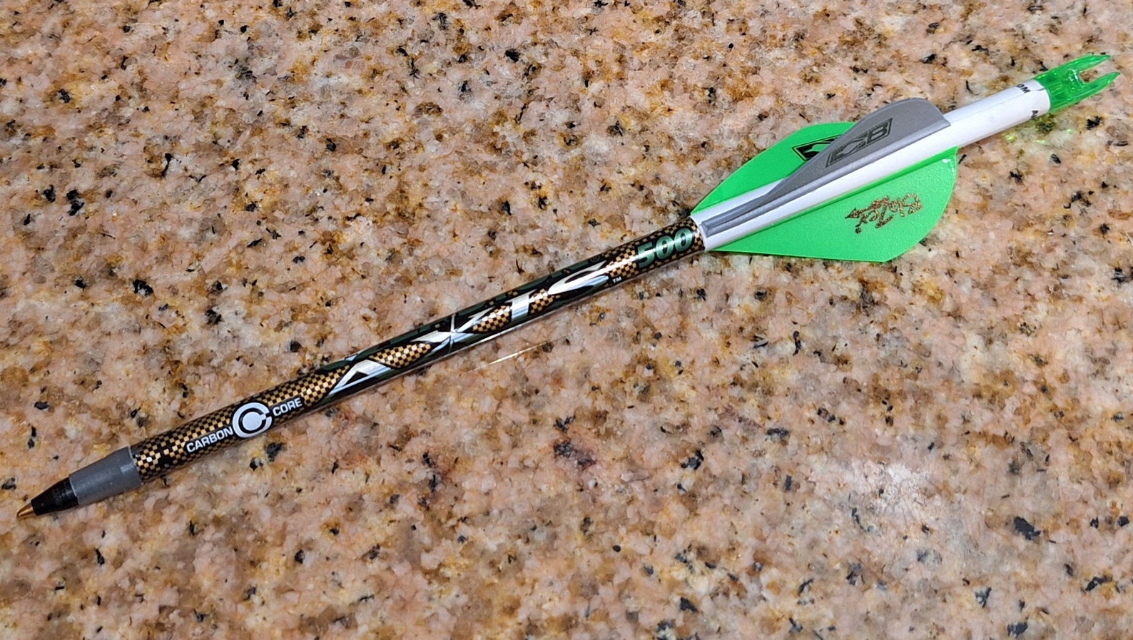 Archery Pen Made From Real Crested Carbon Arrow, Ballpoint Pen ...