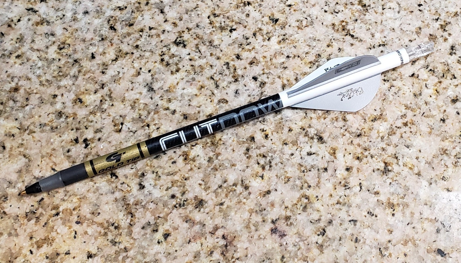Archery Pen Made From Real Crested Carbon Arrow, Ballpoint Pen ...