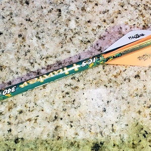 Archery Pen Made From Real Crested Carbon Arrow, Ballpoint Pen ...