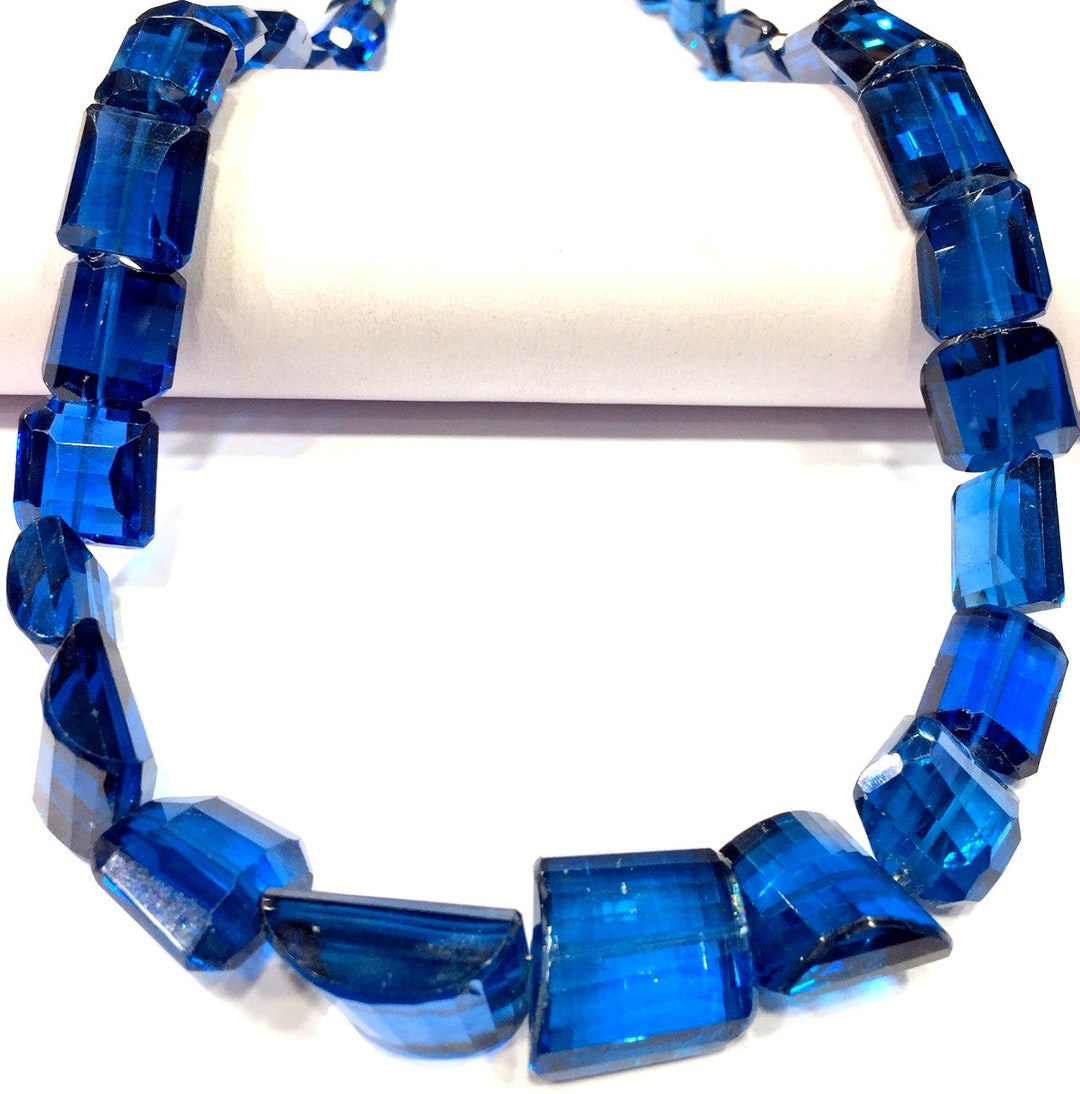 Extremely Beautiful~rare Blue Spinel Faceted Nugget Shape Beads Royal ...