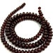 Natural Gemstone Garnet Smooth Gemstone Beads Garnet Rondelle Smooth ...
